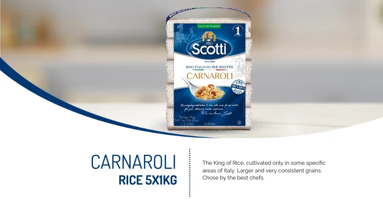 Authentic Italian Carnaroli Rice 5x1kg - Premium Quality for Perfect ...