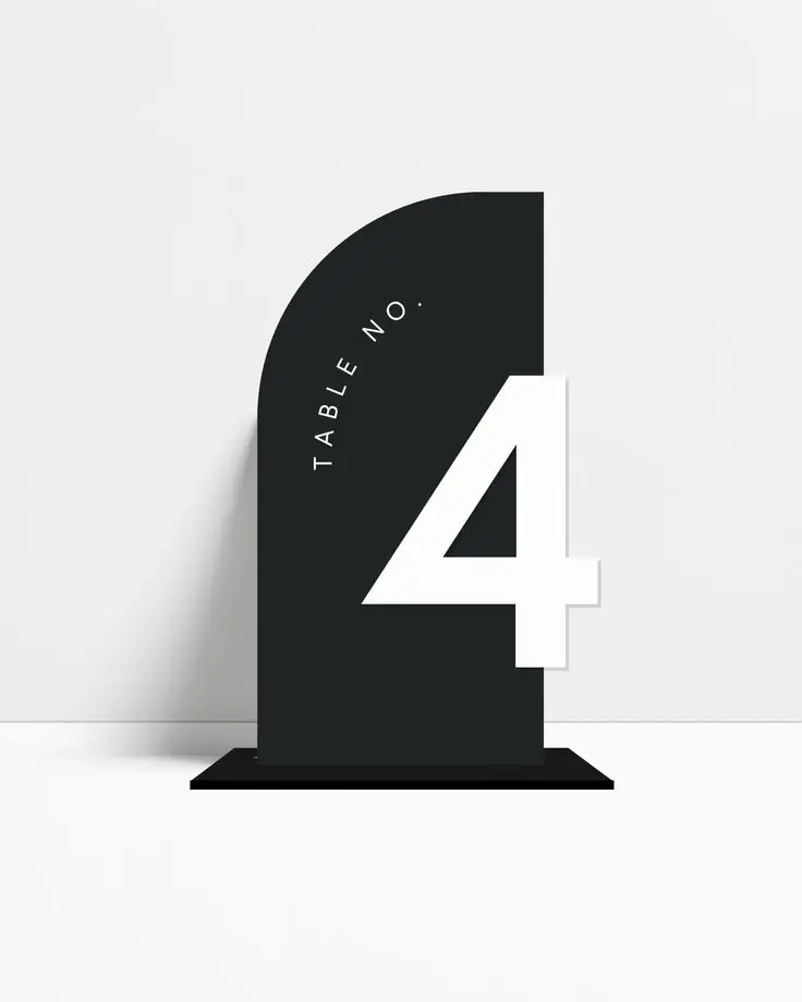 Acrylic Table Card A4 Table Sign Table Card Standing Double-sided Price ...