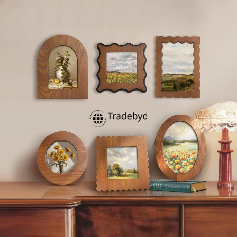 Tradebyd Handmade Wooden Photo Frame Stylish Rustic Decor for Home ...