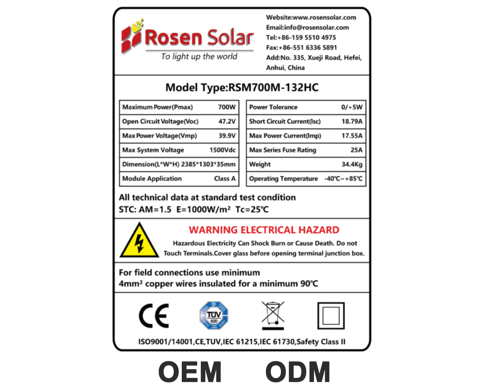 OEM 700W Solar Panel Monocrystalline Silicon Half Cell 210mm Solar Pv ...