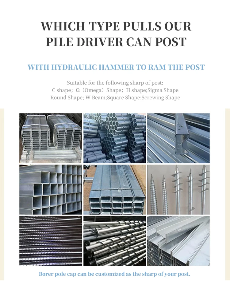 Convenient Flexible Diesel Engine Powered Pile Driver With Hammer Pile ...