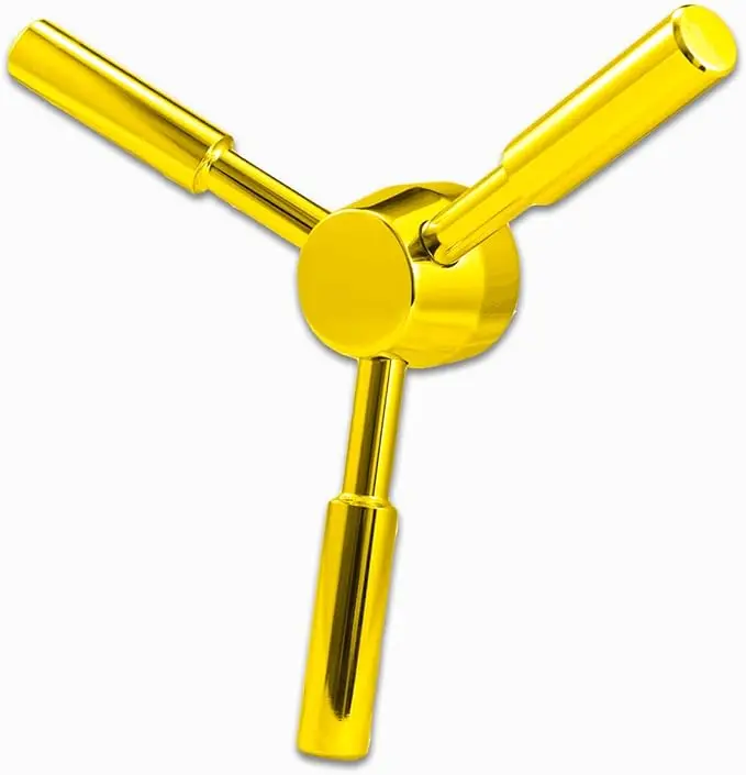 3 Spoke Gun Safe Handle Textured Vault Door Handle with 3 Levers, for ...