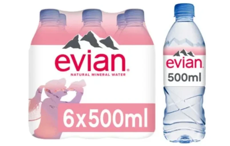 Direct Supply Evian Natural Mineral Water - High Purity