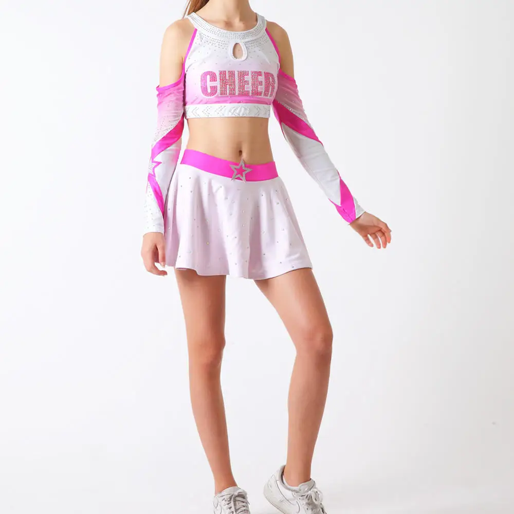 Womens School Girls Musical Party Uniform Cheerleader Costume Sexy