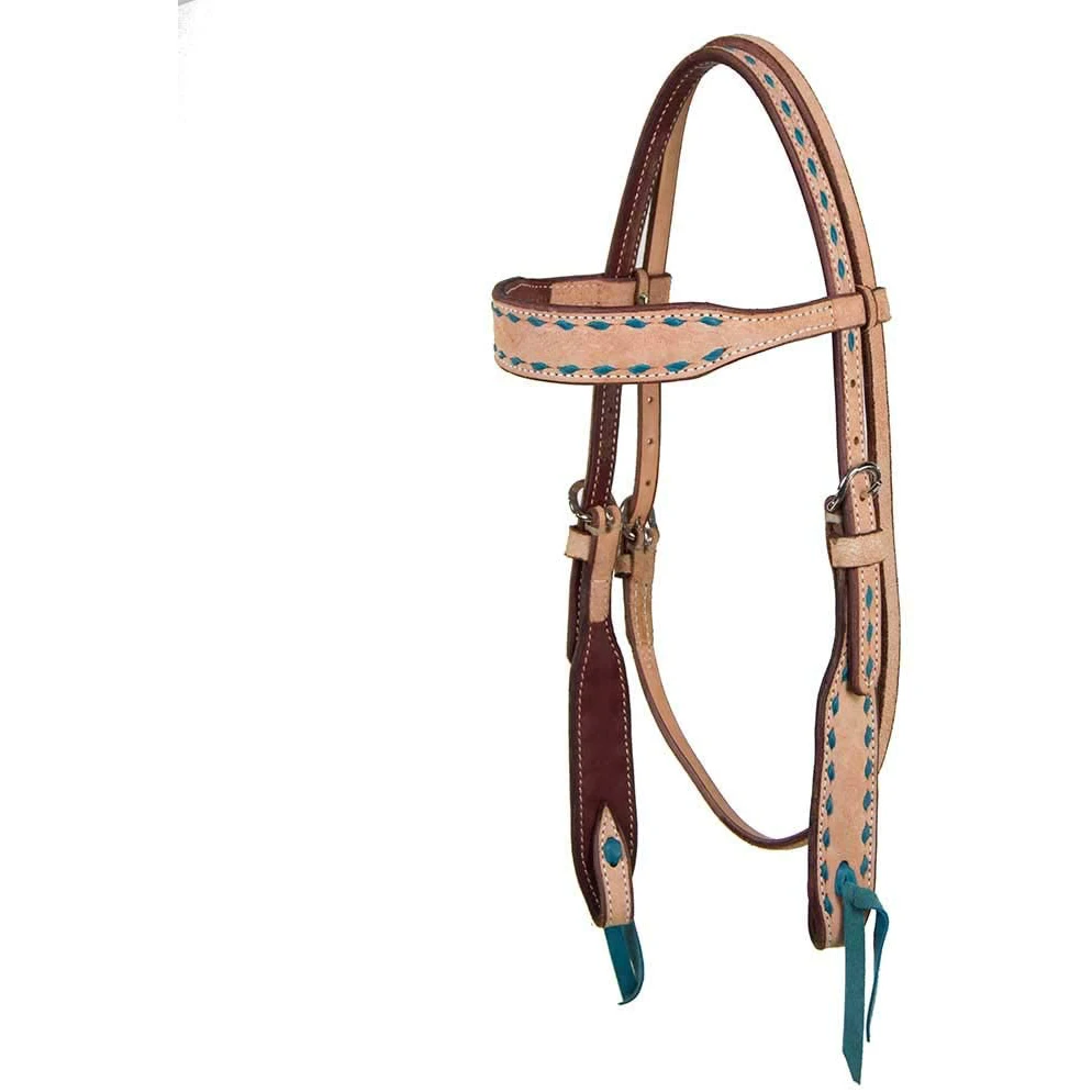Hand-tooled Leather Western Saddle Headstall Equestrian Horse Riding ...