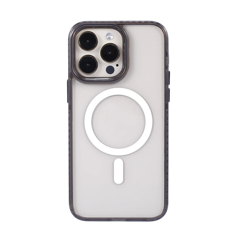 Premium Clear Back Phone Case With Colored Bumper And Magsafe ...