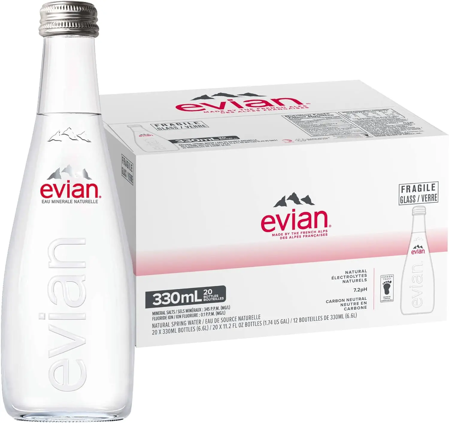 Evian Natural Spring Water,1 Lt - Buy Evian Mineral Water . Evian ...