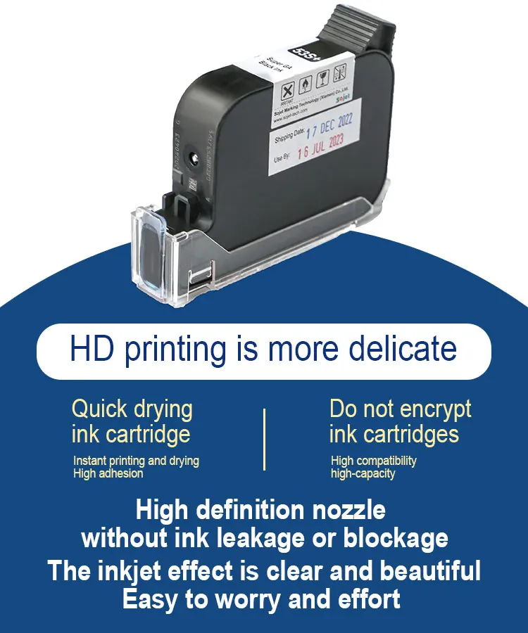 Half One Inch = Refillable 53S Ink Cartridge Ink Cartridge 42ml 12.7mm ...