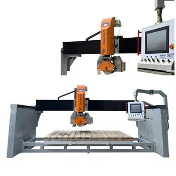 Factory Price 5 Axis Cnc Bridge Cutting Machine For Profiling And ...