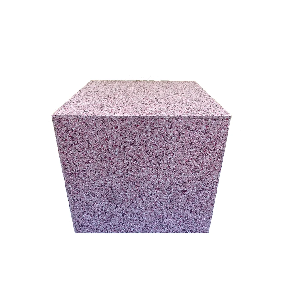 Factory Wholesale Wood Fabric Display Cube Retail Display Stand Plinth ...