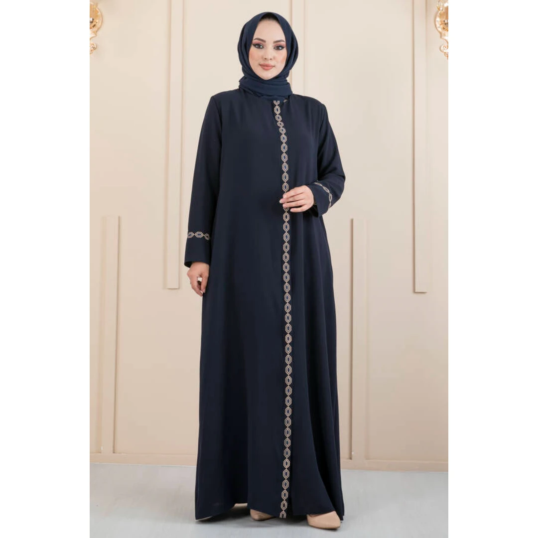 New Season Women Winter Islamic Clothing Abaya Dress Kaftan Tunic Dubai ...