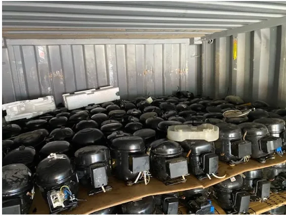 AC and Fridge Compressor Scrap - Pure Copper Wire 99.99%