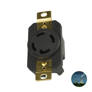 High Efficiency Nema L14-30 30a 125v Fasten Down Securely Locking ...