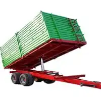 Small Compact Tractor Trailer 2 Wheel Tractor Trailer 3t 6t Semi ...