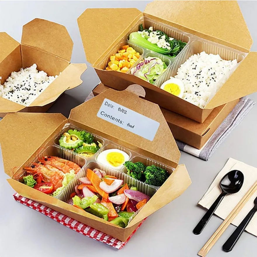 King Garden takeout Popular paper lunch box to go boxes restaurant take ...