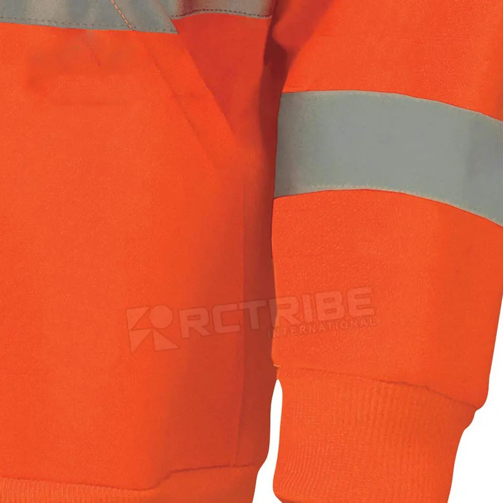 Light Weight Men Safety Jacket High Visibility Safety Jacket Ome Zipper ...