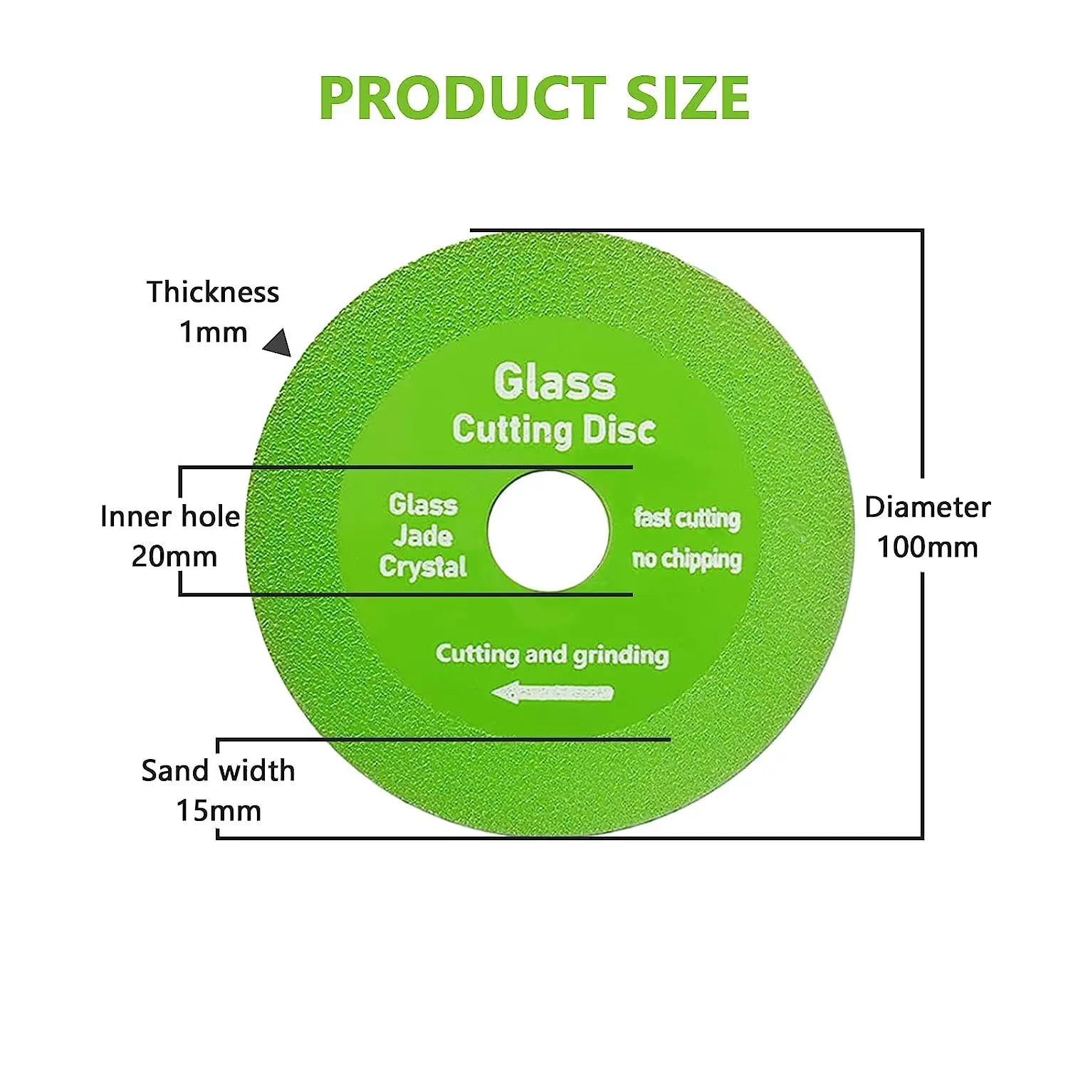 Hot Sale 4 1/2 Loose Screw for Heat-resistance Ultrathin Polis Glass ...