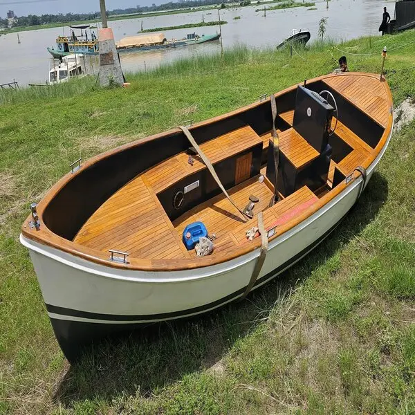 Dutch Style Slope Boat Luxury Yacht with Teak Wood and Fiberglass Hull ...