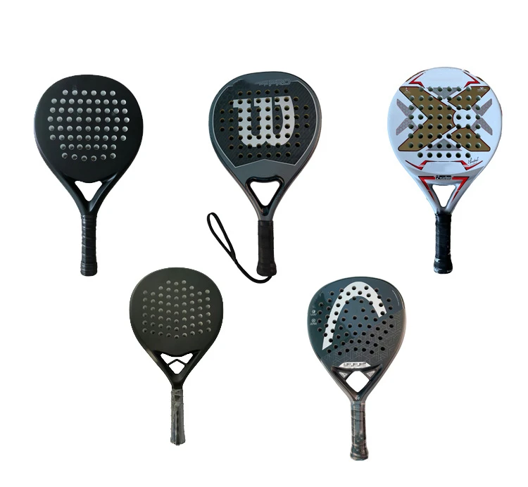 Outdoor Paddle Beach Tennis Racket Carbon Fiber Power Tennis Paddle ...