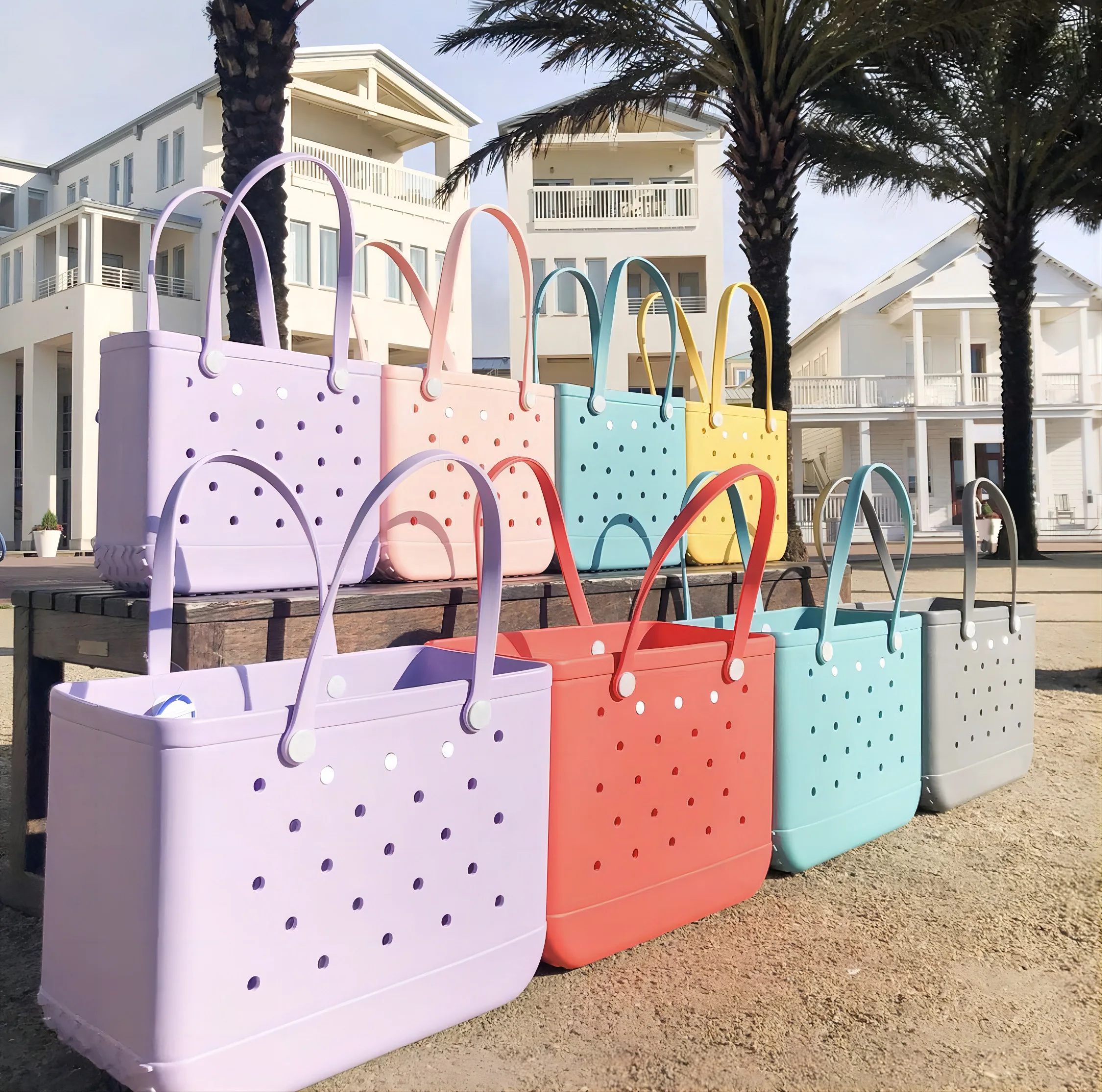 Zhuoning Beach Rubber Bags Silicone Beach Rubber Beach Bag Boggy Bag ...