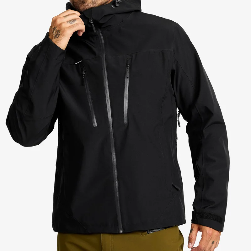 Men's Rain Jacket 10000mm Waterproof Lightweight Packable Rain Pullover ...