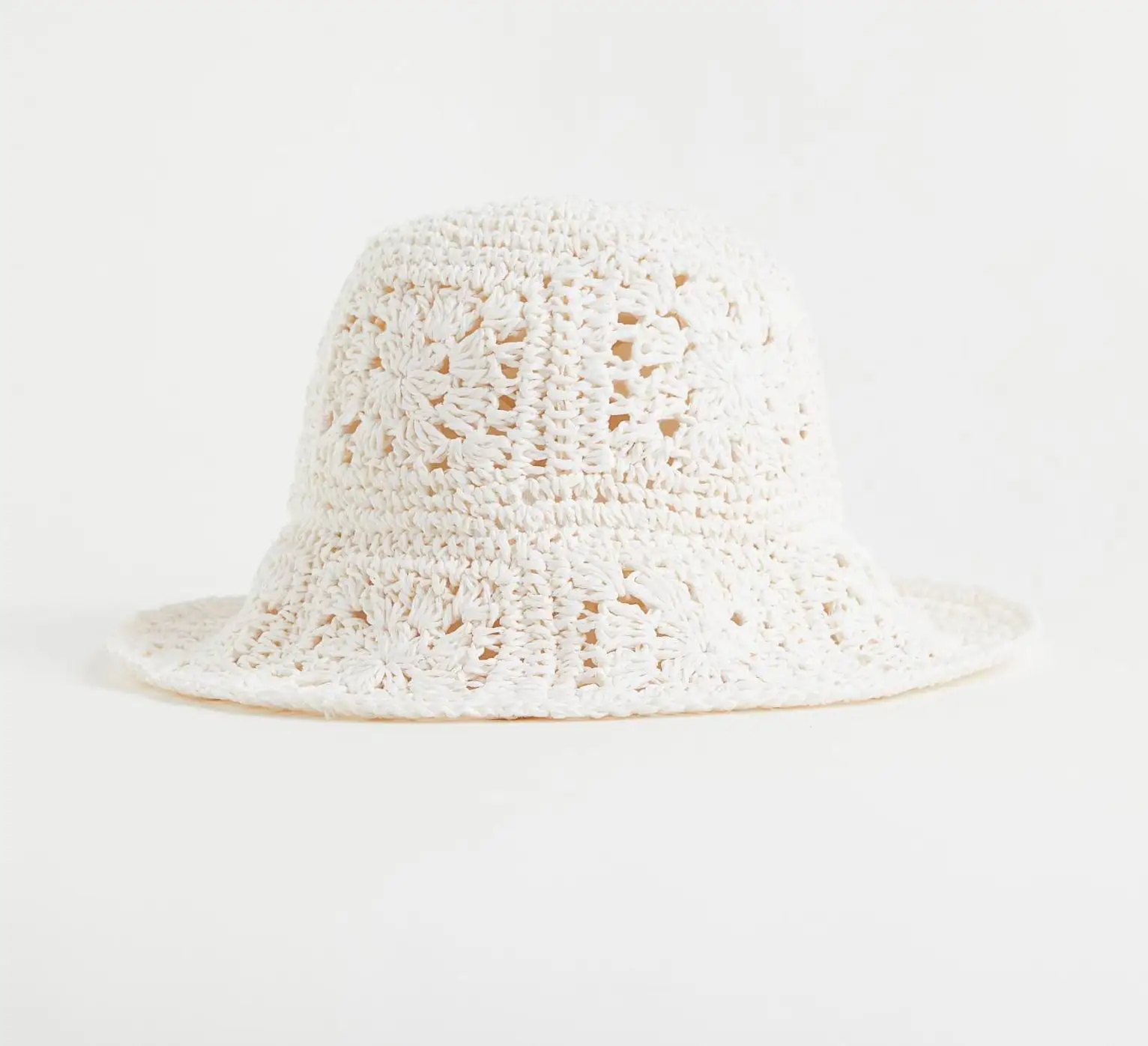 Summer Must-Have Black Raffia Crochet Bucket Hat by Bao Minh
