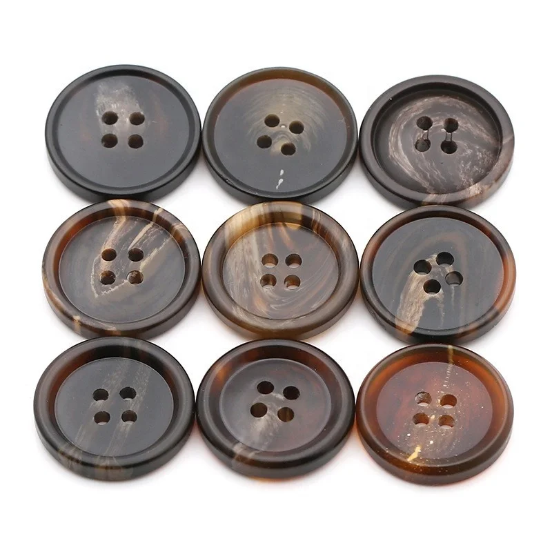 Colorful Buttons 2-4-holes Button Round Never Crack Flatback Standard ...