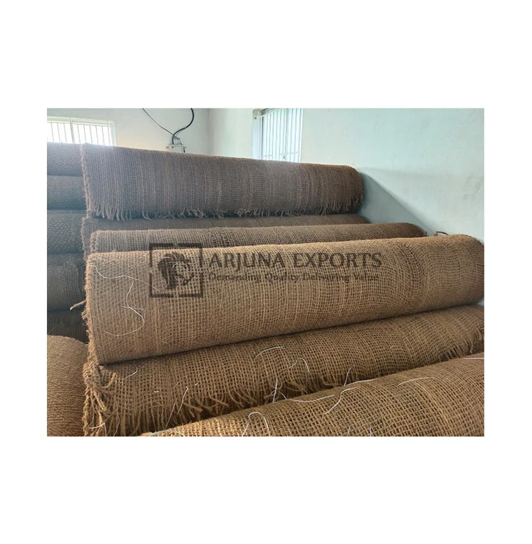 Biodegradable Coir Woven Geo Textiles for Erosion Control