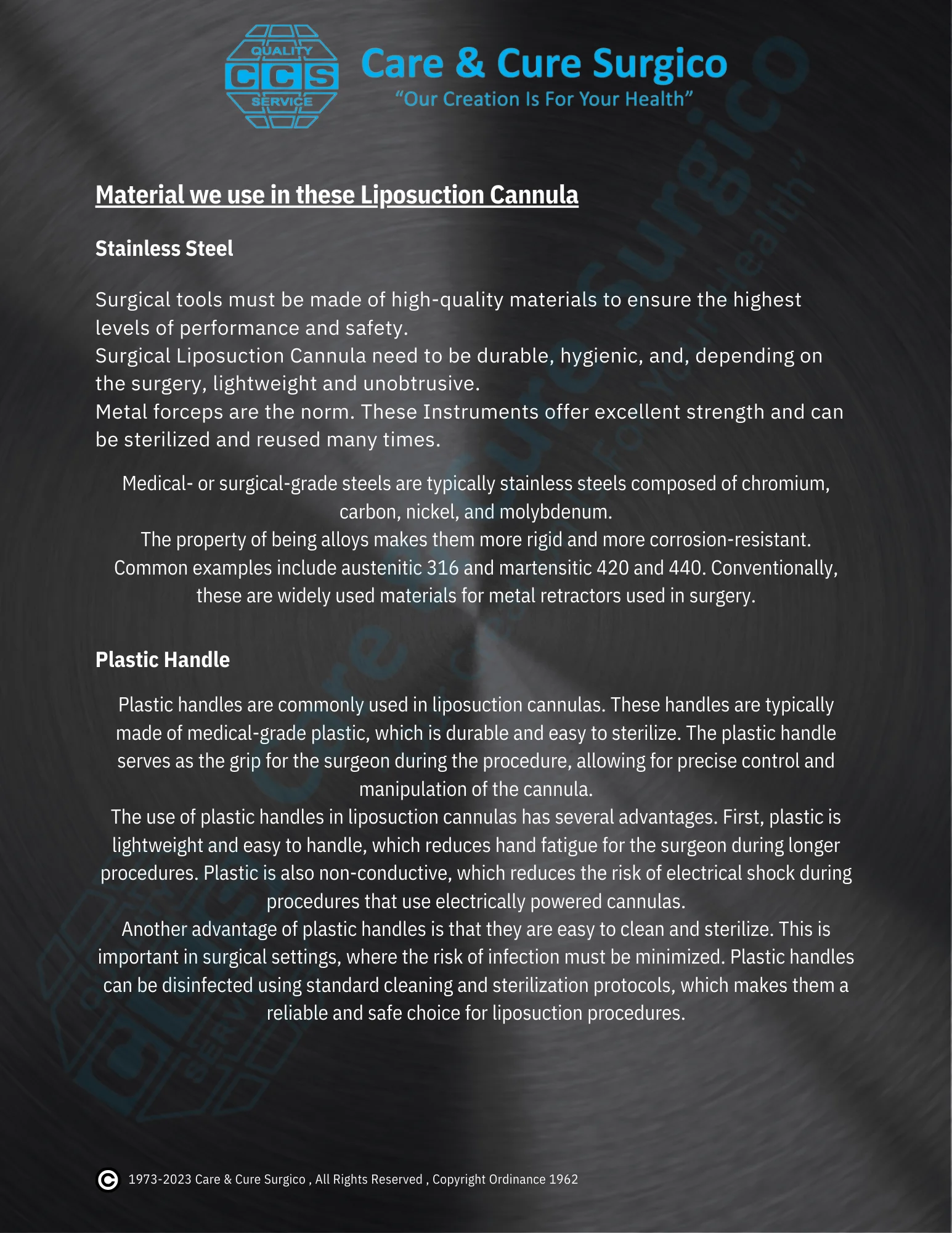 Custom Liposuction Cannula Surgery Fat Transfer Set Stainless Steel ...