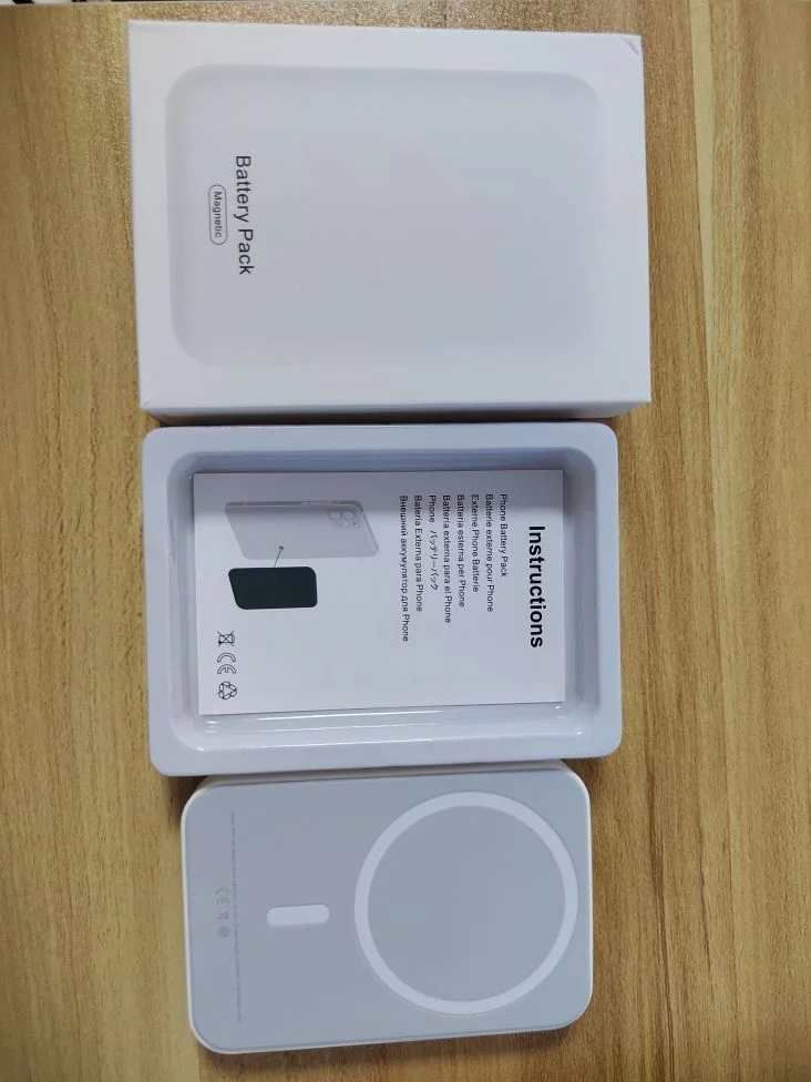 1 Customsized Logo Magnet Wireless Powerbank Mini Magnetic Power Bank ...