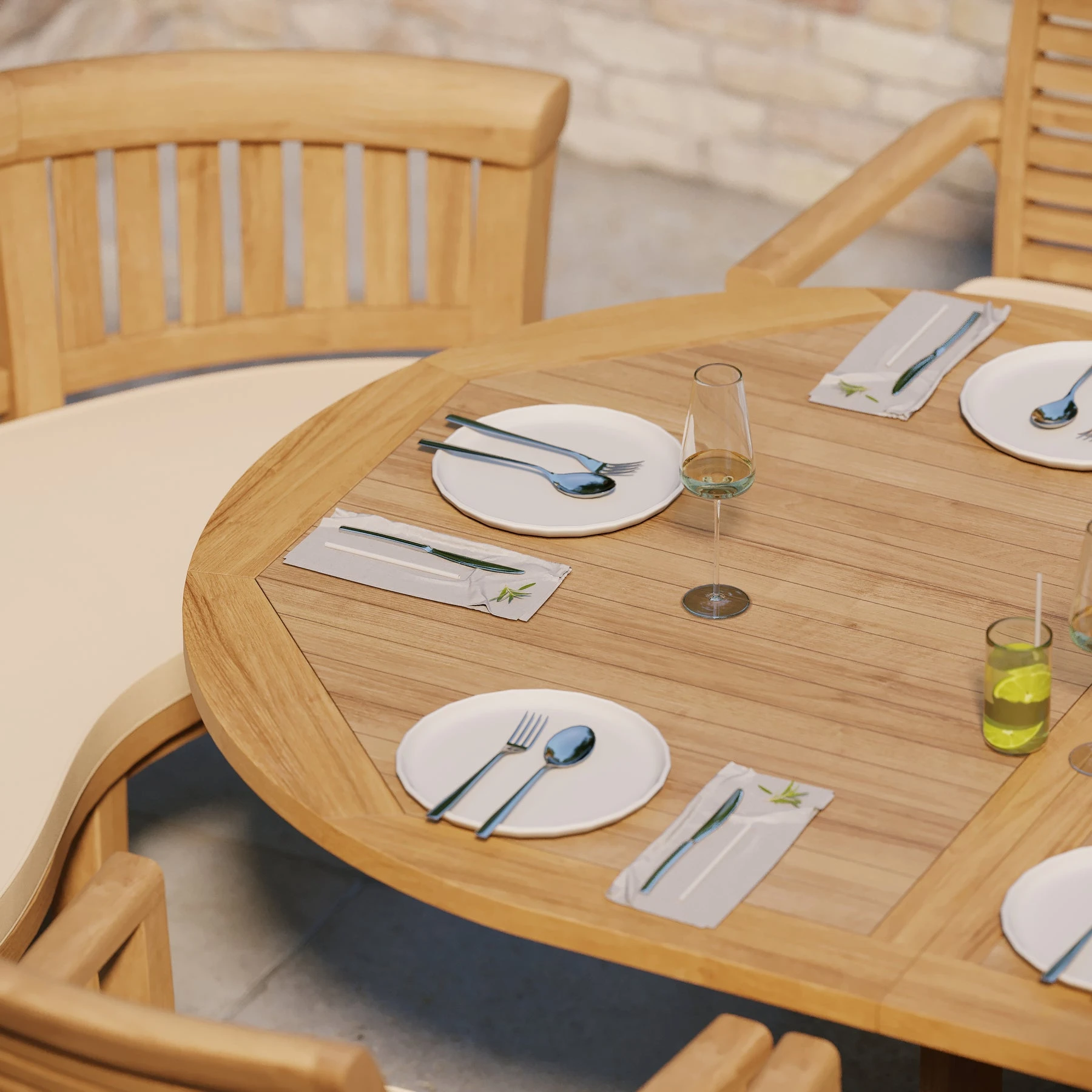 Hot Selling Modern Teak Suar Wood Outdoor Furniture Rattan Chair Sofa ...