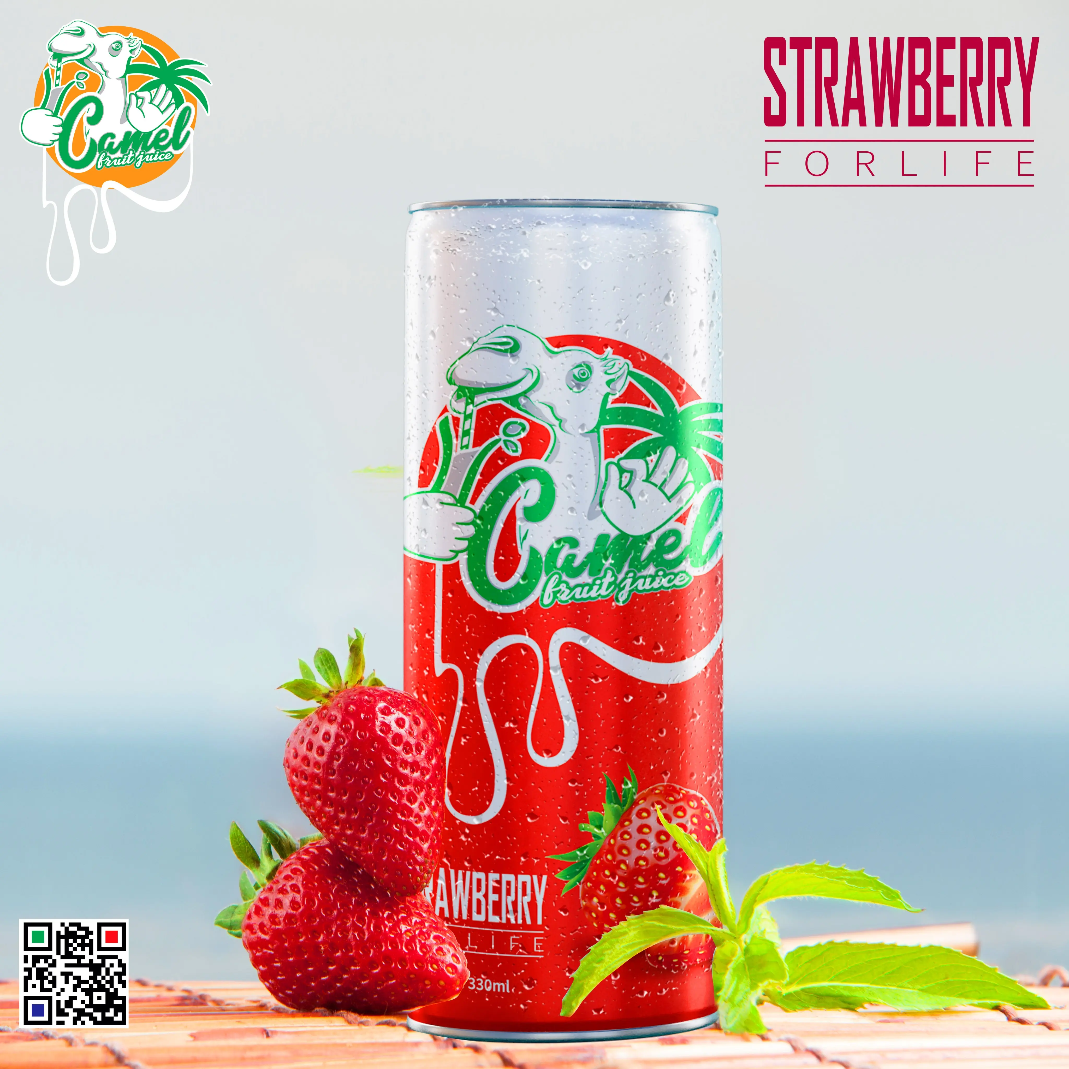 Camel Mango Juice - 330ml Soft Drink with Halal Certification