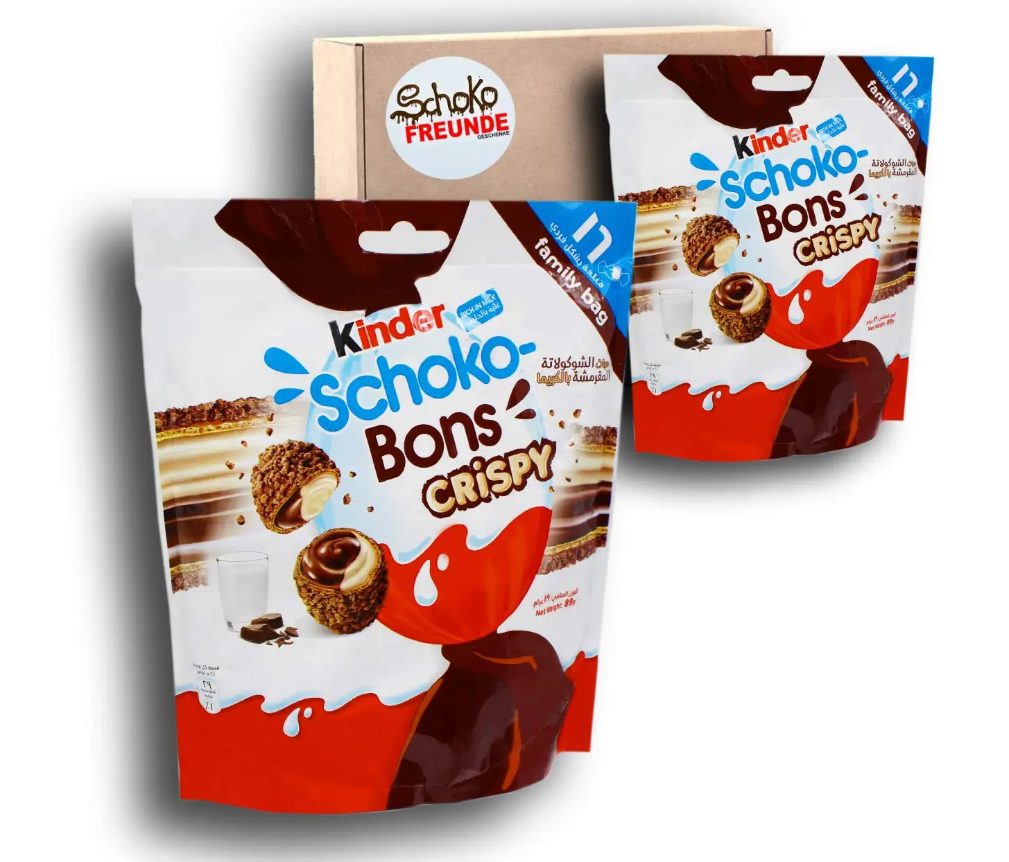 Kinder Chocolate Schoko Bons Crispy - Buy Chocolate Candy Food Gum Snack Kinder Schoco Milk ...