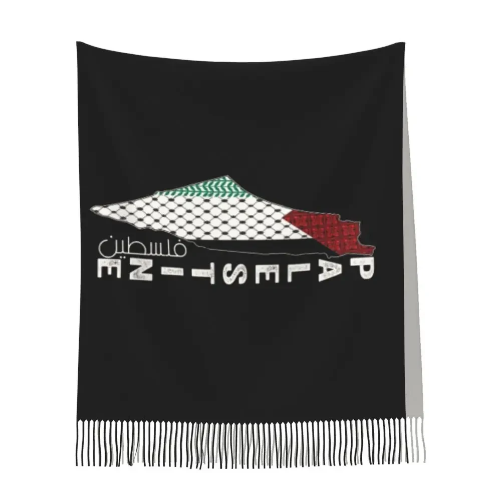 Palestine Shawl Keffiyeh Large Winter Fall Shawl Scarf Lightweight ...