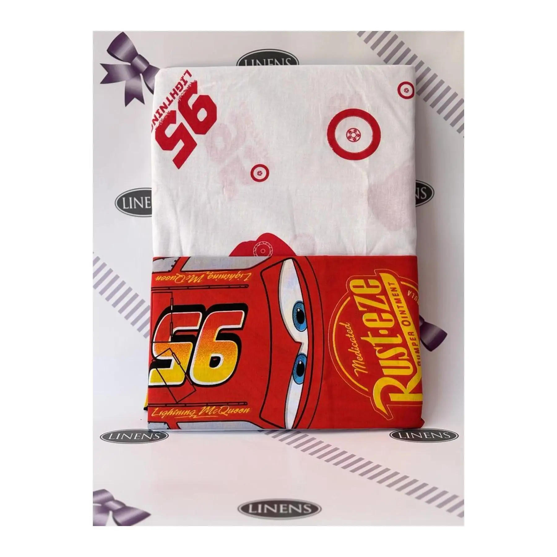 Outlet Disney Cars Lightning Mcqueen Cotton Single Licensed Fitted ...