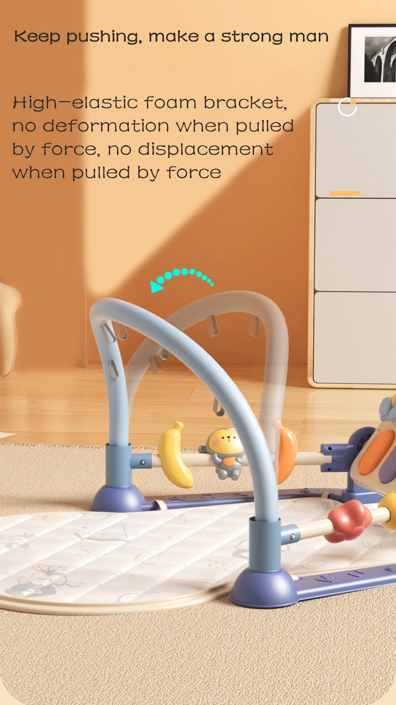 Pedal Piano Newborn Baby Gymnastic Rack Devices Baby Early Education ...