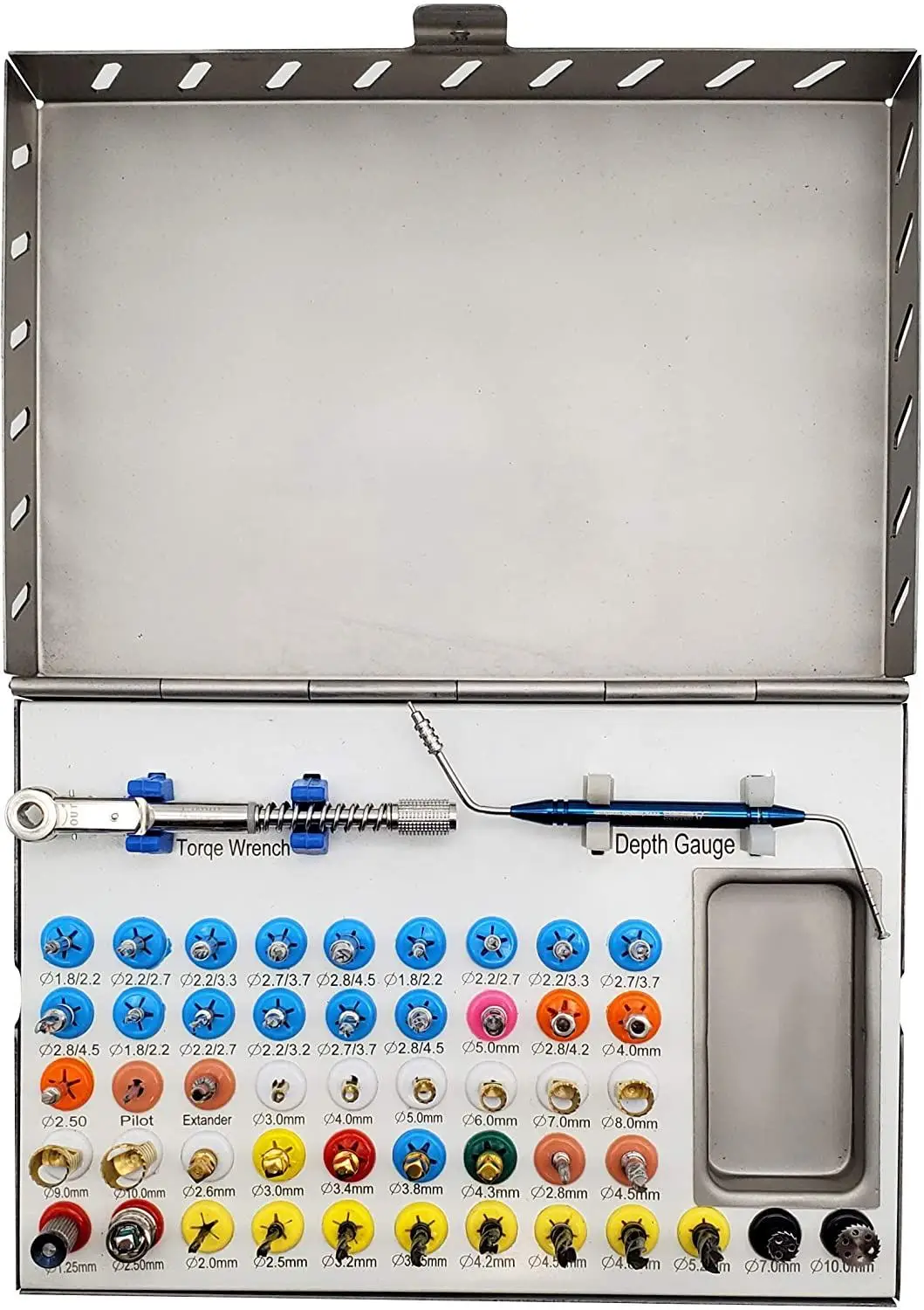 50-Piece Dental Implant Surgical and Bone Expander Kit Manual Power ...