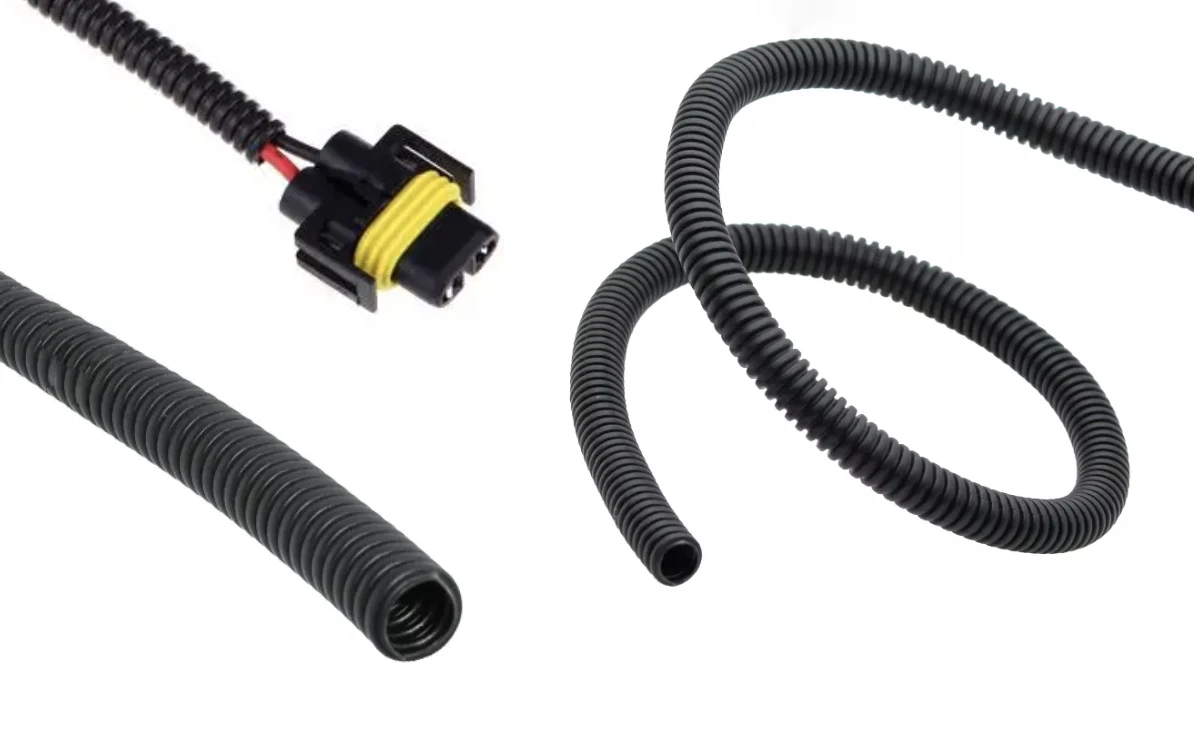 PTFE Convoluted Tubing for Aerospace, Automotive, & Medical