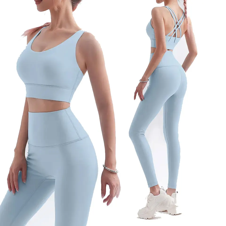 2023 Women Sports Bra Suits Comfortable Gym Fitness Sets Sportswear Fitness Wear Breathable Yoga ...