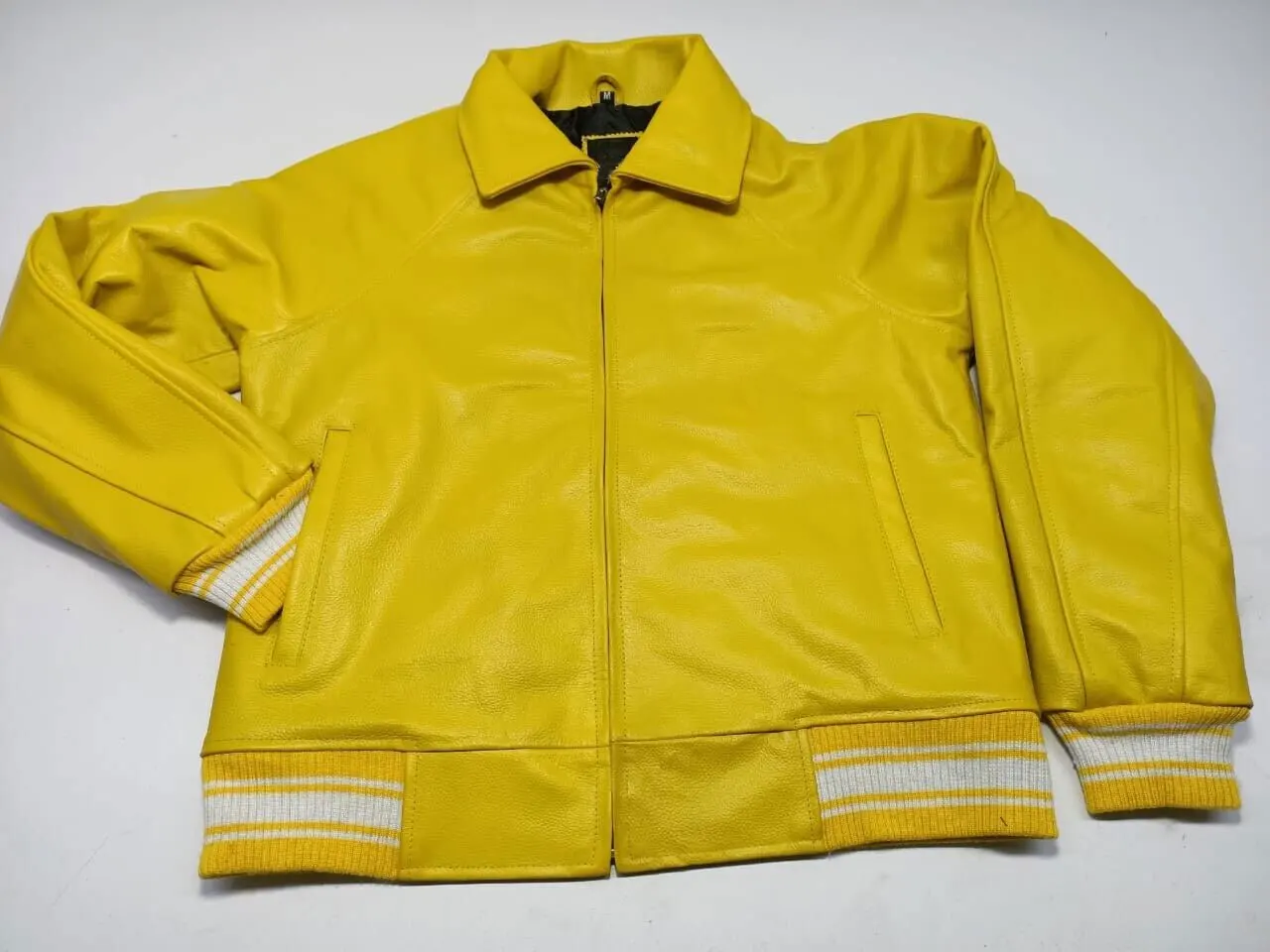 Customized Men's Thick Jacket Hot Sale Motorcycle Leather Jacket Men's ...