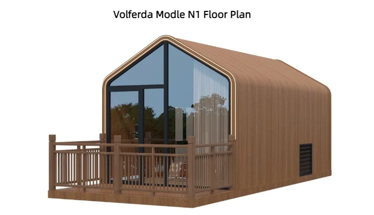 Volferda N1 PrefabricateLuxury Design Modern Small Prefab Light Steel ...
