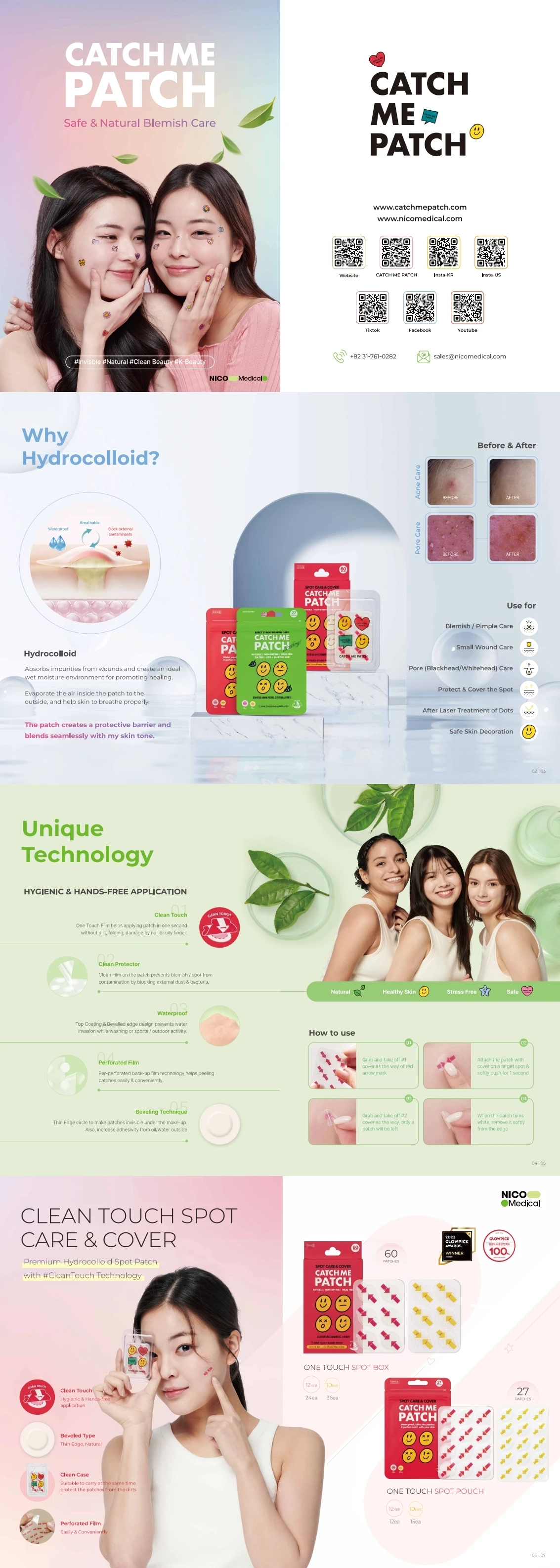 [Catch Me Patch] Micro Assorted Acne Blemish Care Waterproof Clean ...