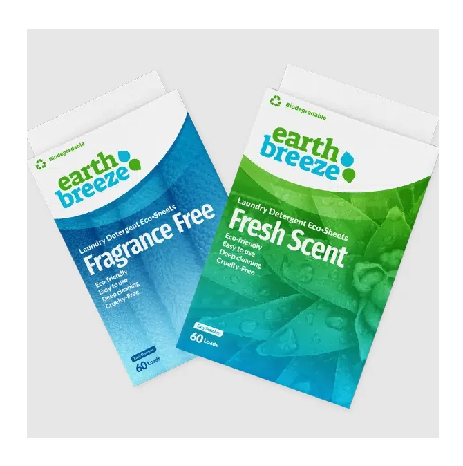 Earth Breeze Eco Sheets - Eco Friendly Laundry Detergent Sheets ...