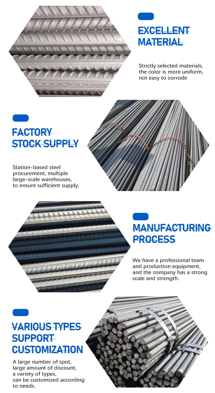 Rebar Steel Iron Rods for Construction - Durable & Versatile