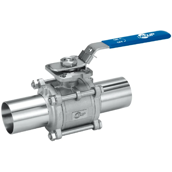 3-piece Ball Valve Tube / Pipe (3/8"-4") Stainless Steel Ball Valve ...