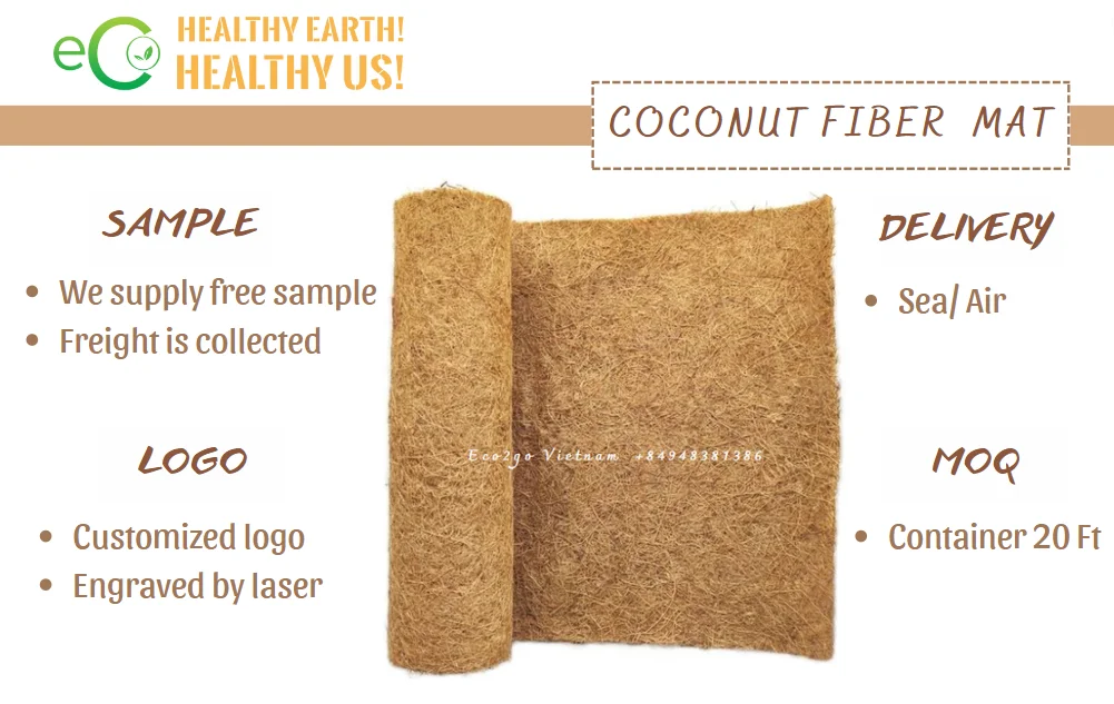 Organic Coconut Fiber Mesh 100%/ Coconut Coir Mat/ Coconut Fiber Mat ...