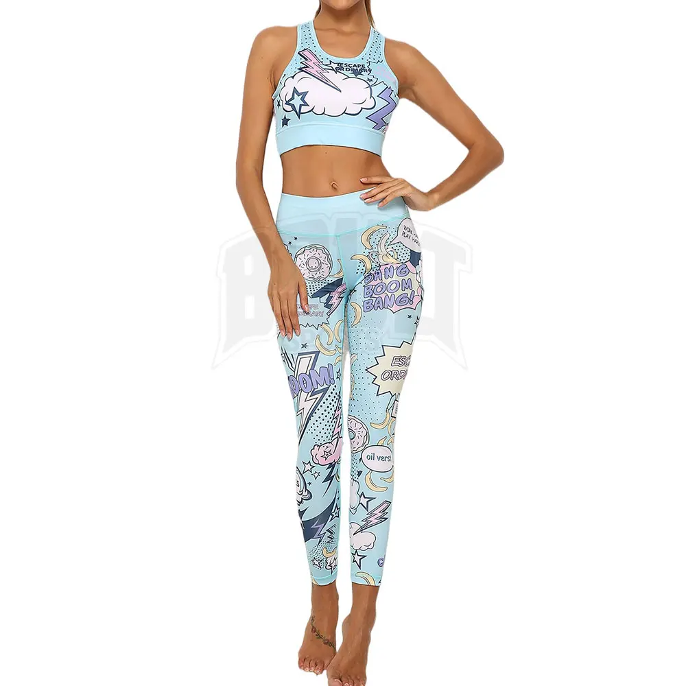 Hot Woman Seamless Workout Set High Waist Long Sleeve Sports Legging ...