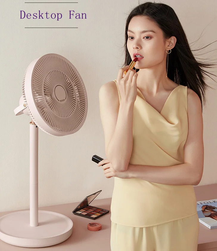 Cool Storage Battery Rechargeable Stand Fan Personal Pedestal Stand Fan ...