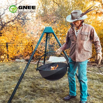 Extra Large Cauldron Fire Pit With Tripod Stand Trade Assurance Fire ...