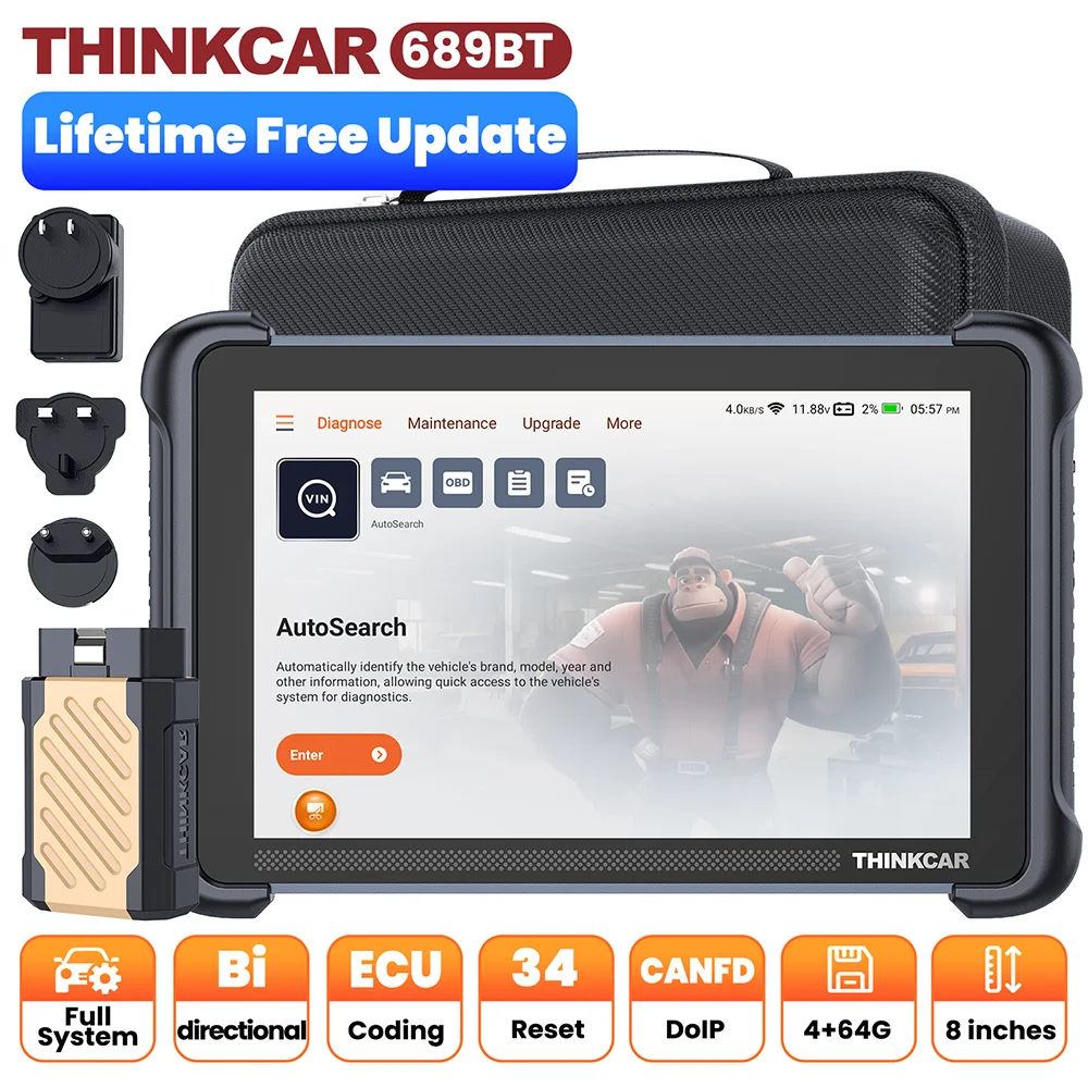 THINKCAR THINKSCAN 689BT - Professional Car Diagnostic Tool